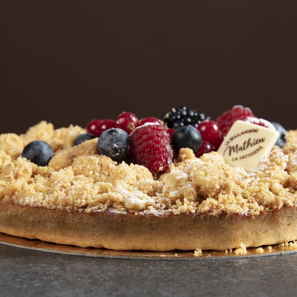 Tartelette Crumble fruits rouges